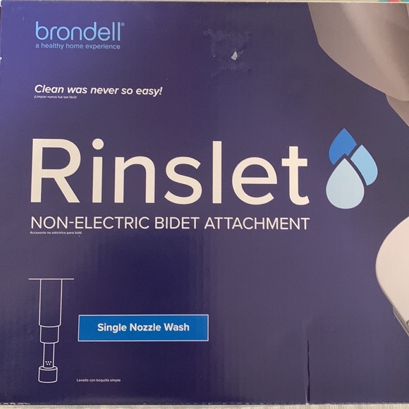 Rinslet | Bath | Brondell Rinslet Nonelectric Bidet Toilet Attachment ...